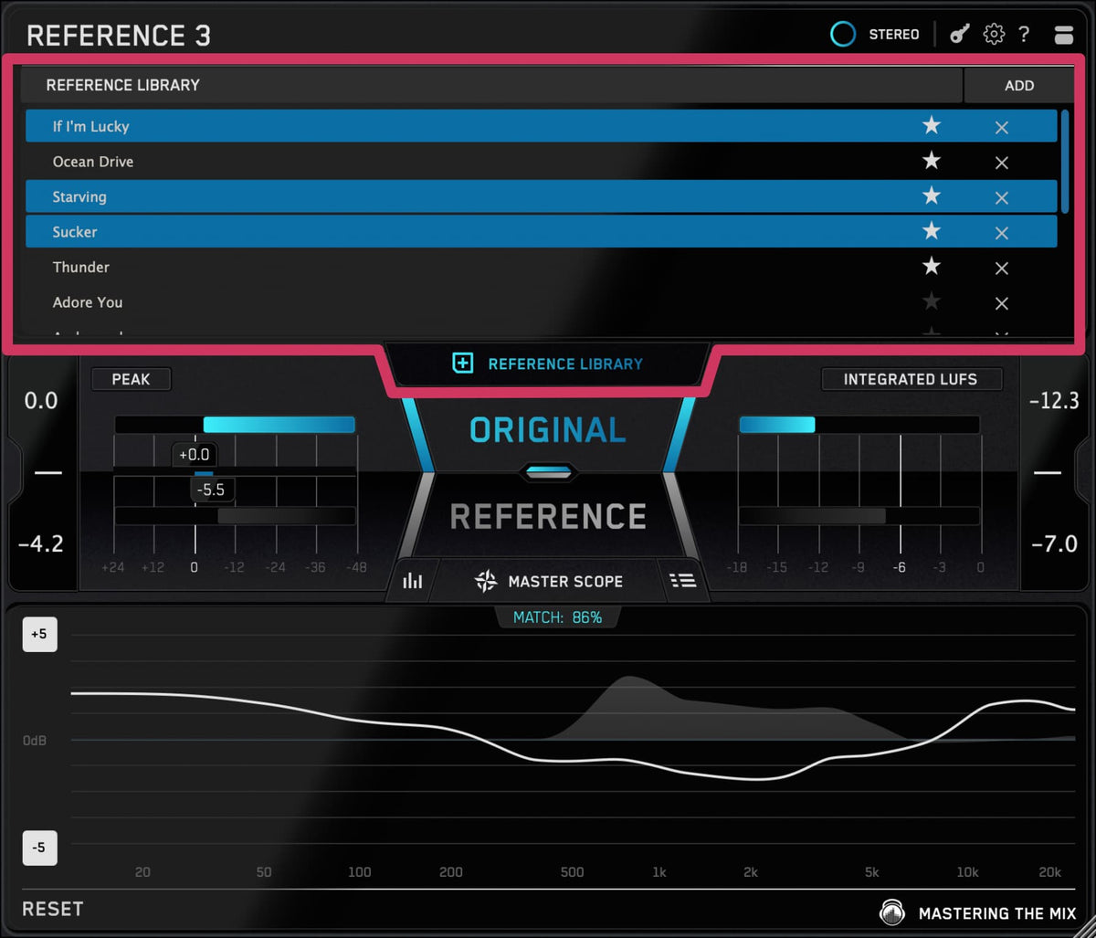 REFERENCE 3 | Match The Sound Of Your Favorite Tracks